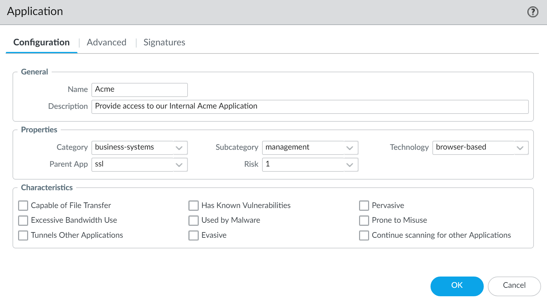 Create a Custom Application