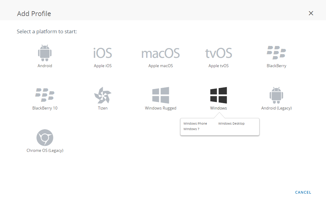 Configure A User Initiated Remote Access Vpn Configuration For Windows 10 Uwp Endpoints Using