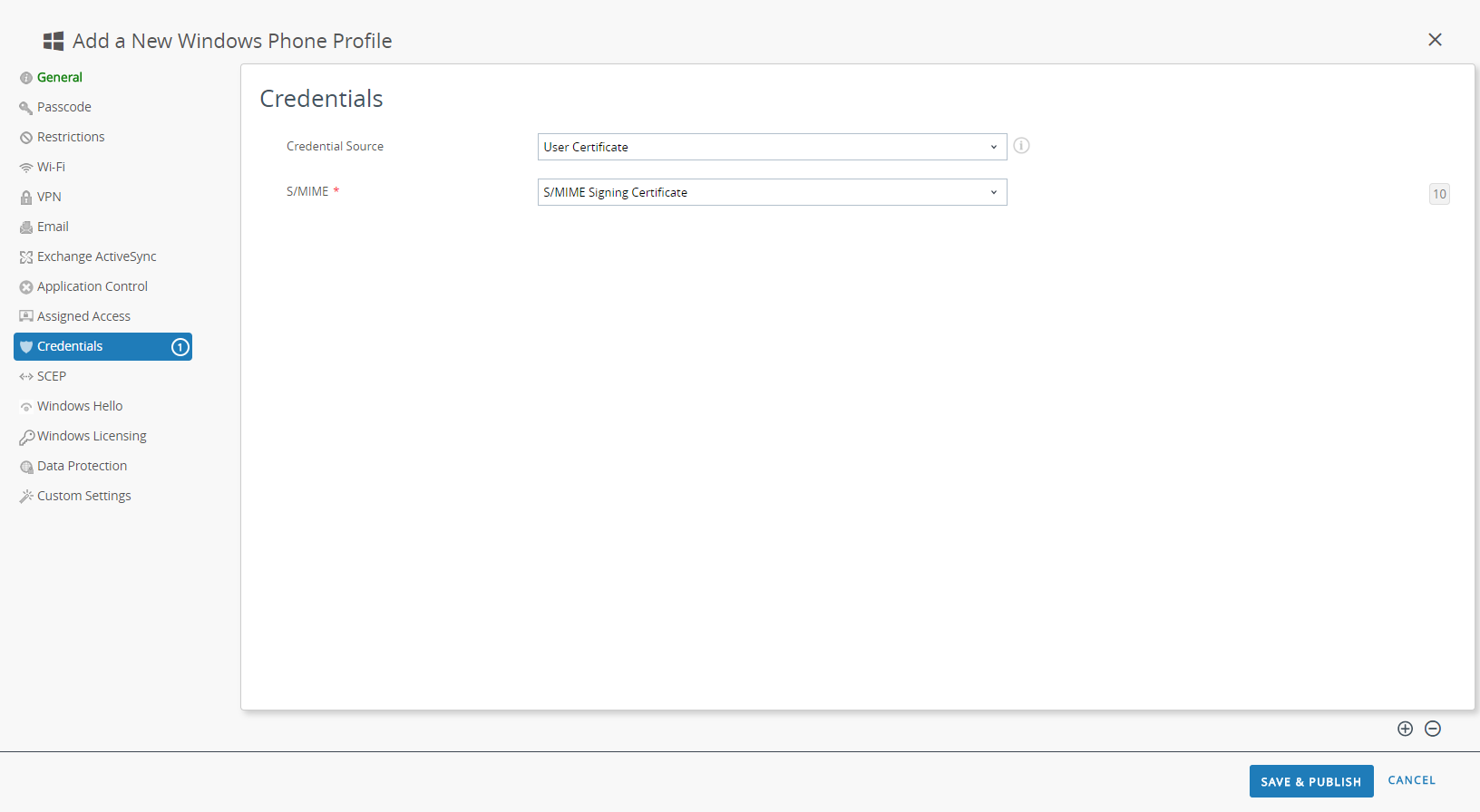 Configure A User Initiated Remote Access Vpn Configuration For Windows 10 Uwp Endpoints Using