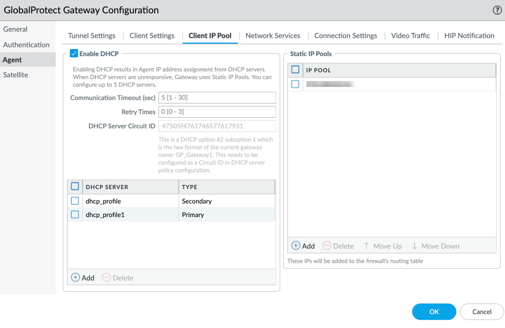 Configure Dhcp Server On The Globalprotect Gateway To Assign Dhcp Ip