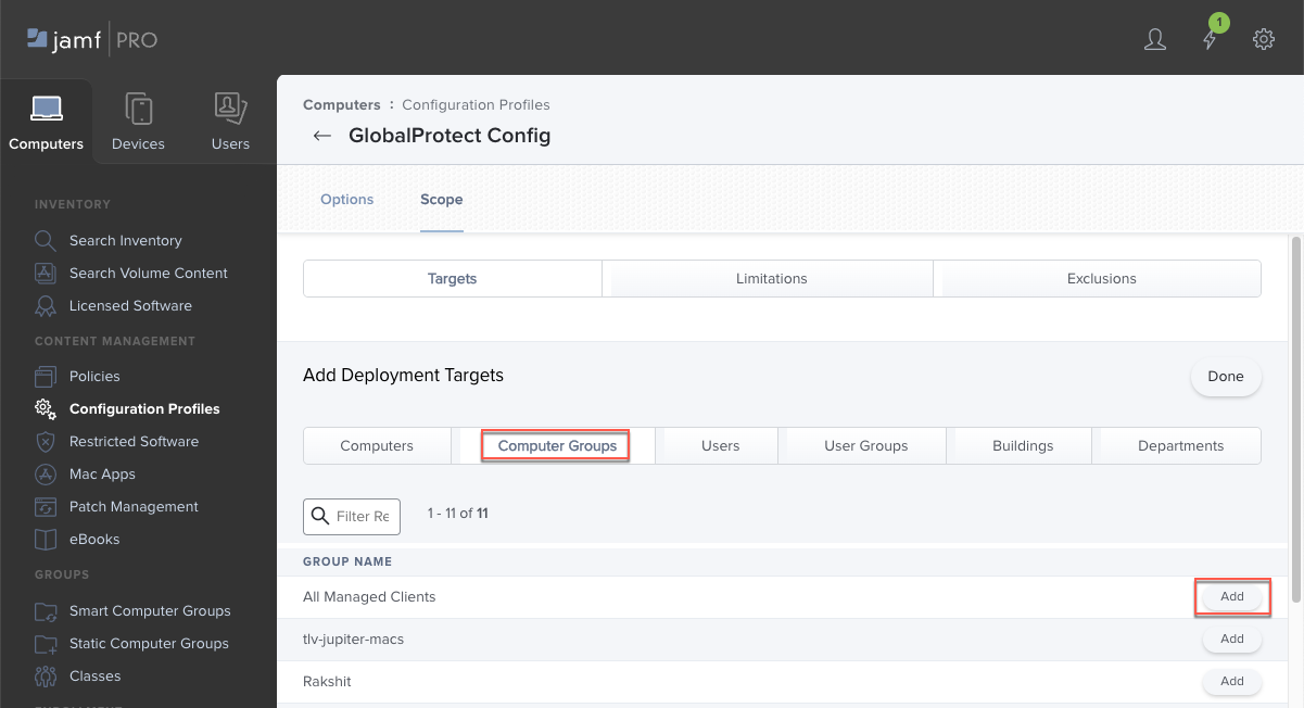Create A Single Configuration Profile For The Globalprotect App For Macos