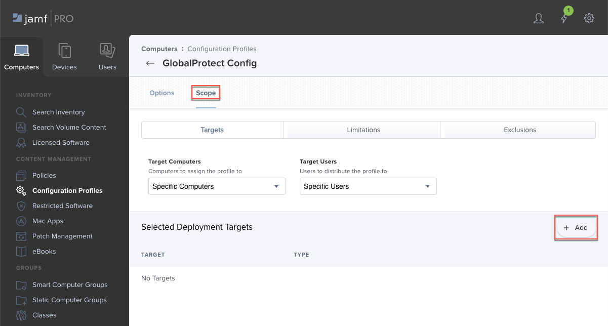 Create A Single Configuration Profile For The Globalprotect App For Macos