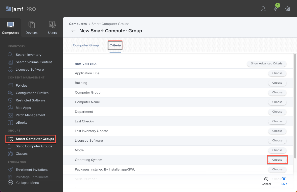 Create A Smart Computer Group For Globalprotect App Deployment