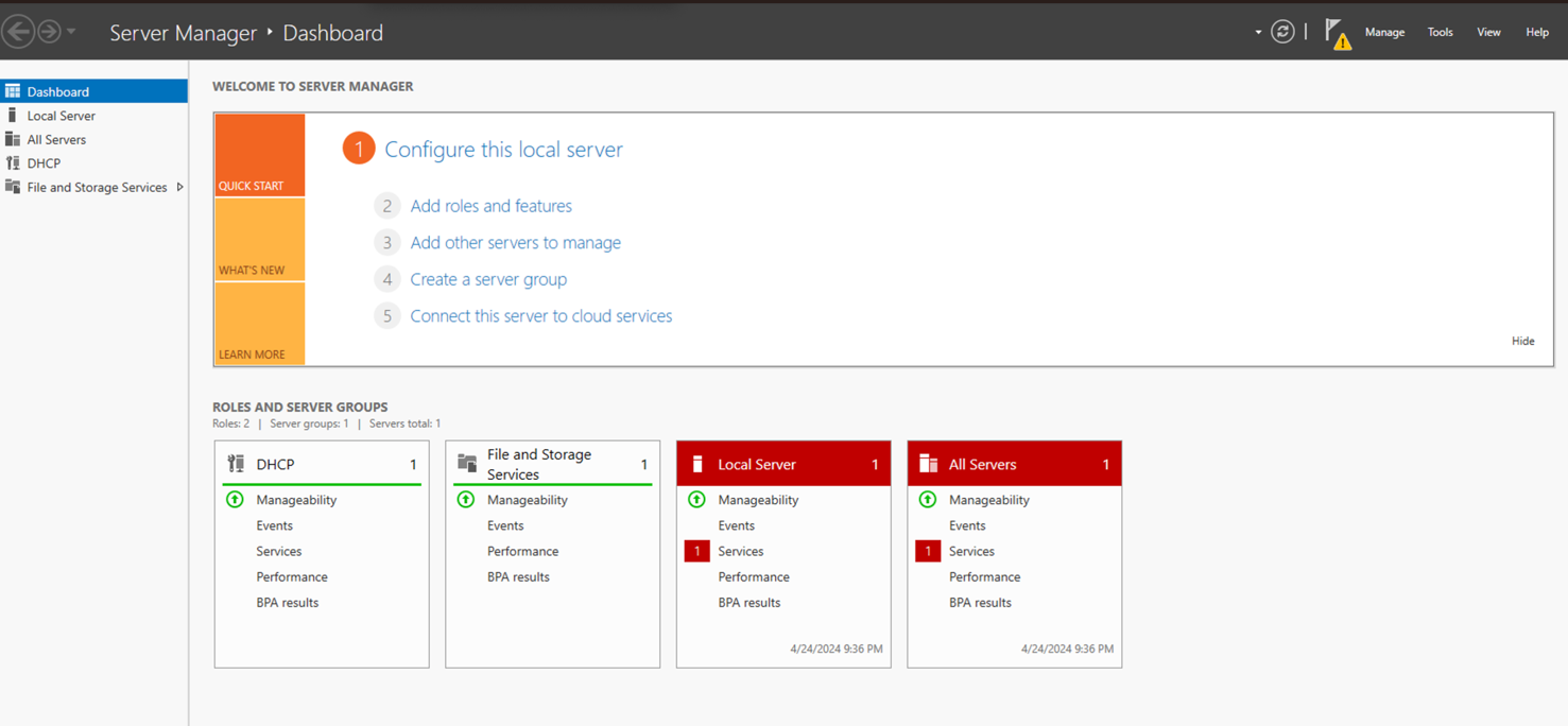 Configure Dhcp Server On The Windows Server
