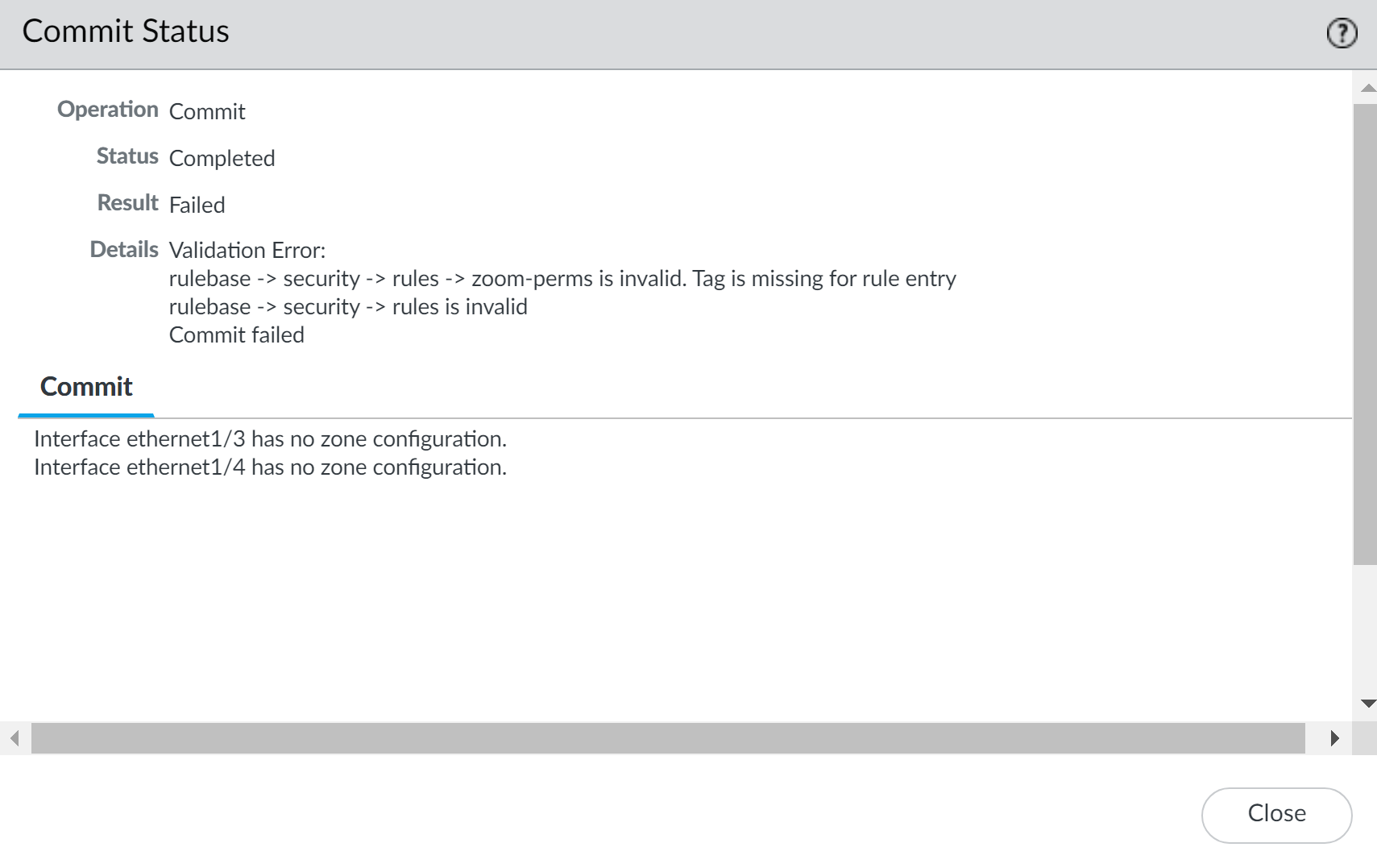 Enforce Policy Rule Description, Tag, and Audit Comment