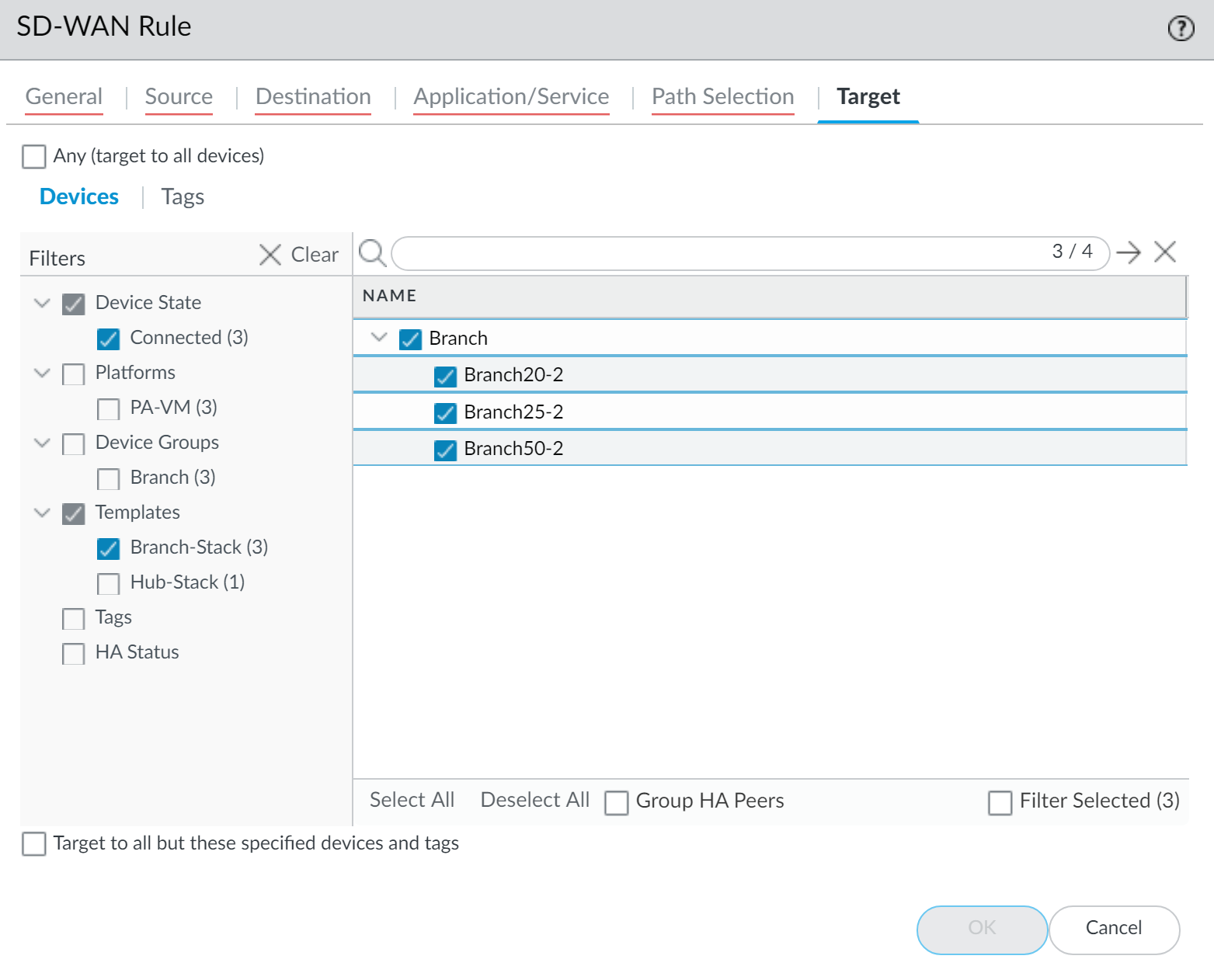 Configure an SD-WAN Policy Rule