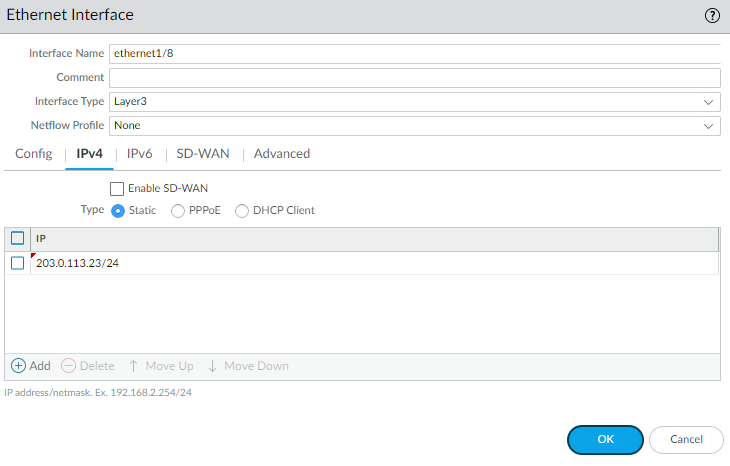 Configure Interfaces and Zones
