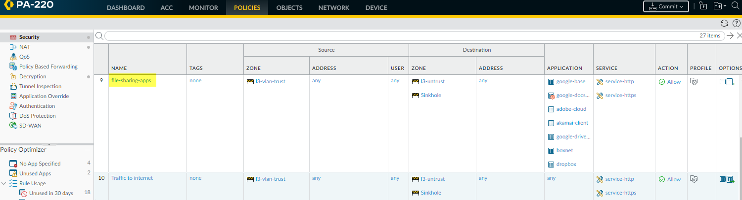 Rule Cloning Migration Use Case Web Browsing And Ssl Traffic