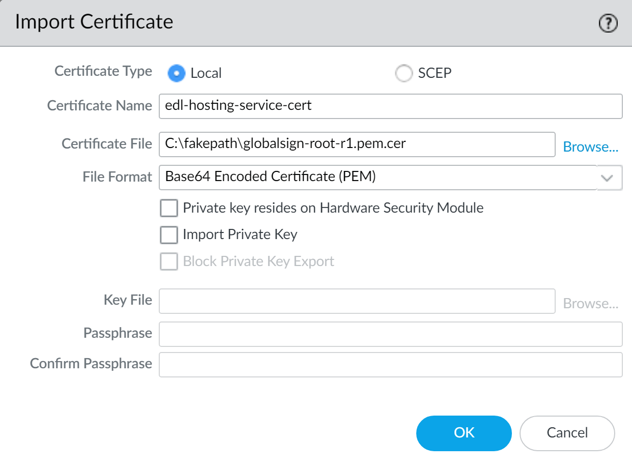 Create An External Dynamic List Using The Edl Hosting Service