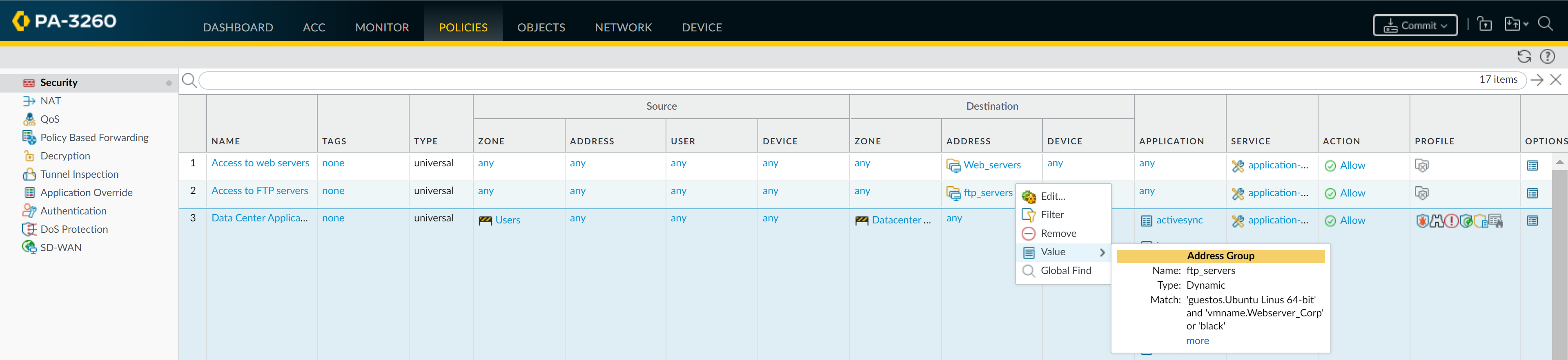 Use Dynamic Address Groups In Policy