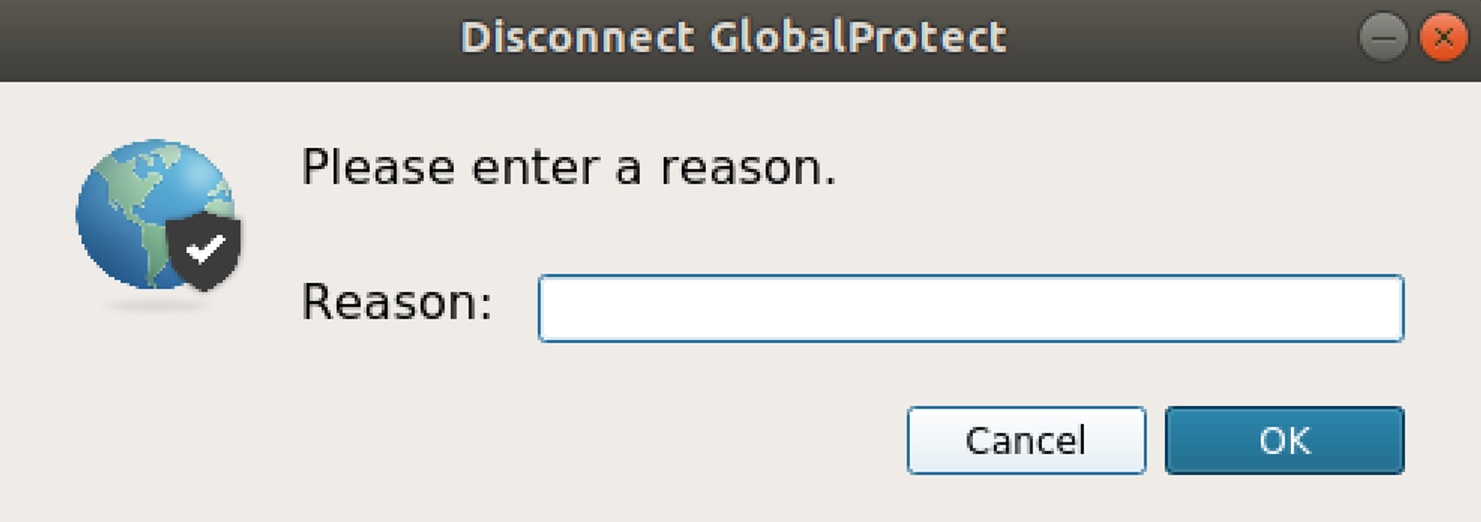 Disconnect the GlobalProtect App for Linux
