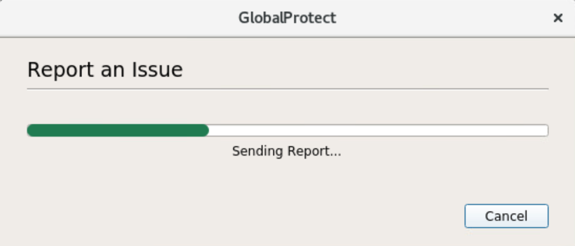 Report An Issue From The Globalprotect App For Linux