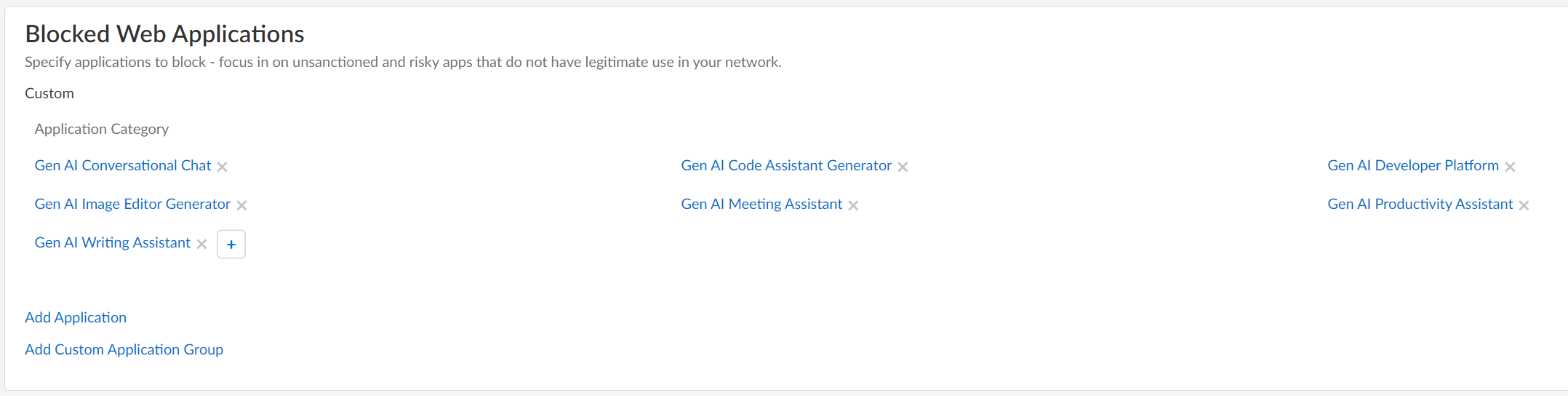 Modify Default GenAI App Access Policy Rule to Control GenAI Access