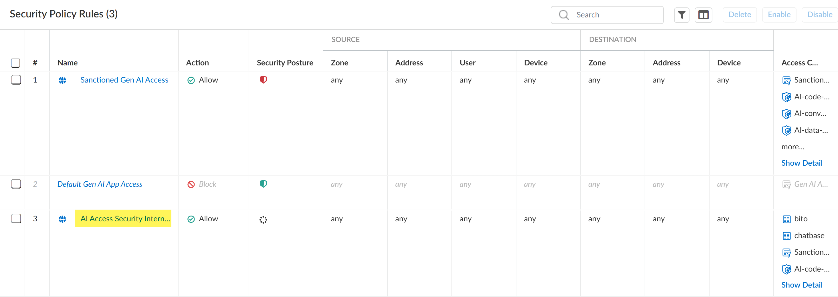 Create Custom Security Policy Rules To Control Genai Access