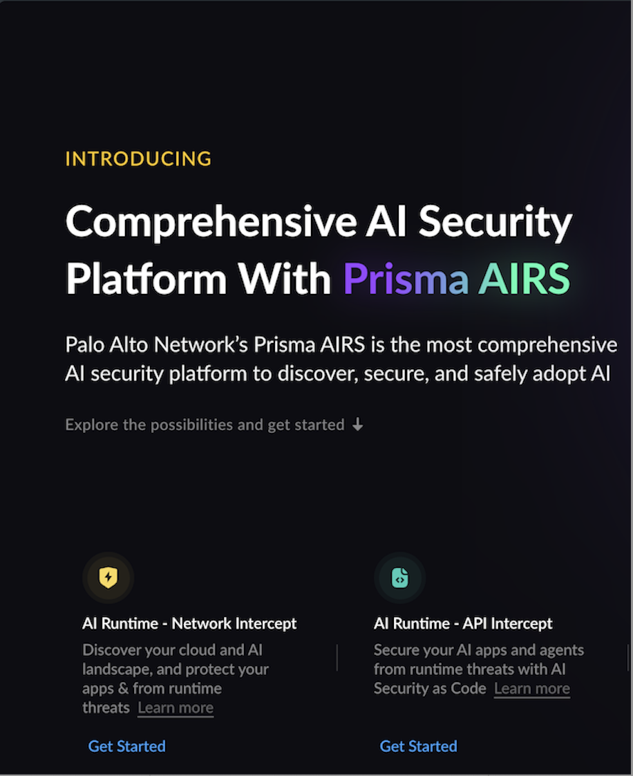 Onboard Prisma Airs Ai Runtime Api Intercept In Strata Cloud Manager