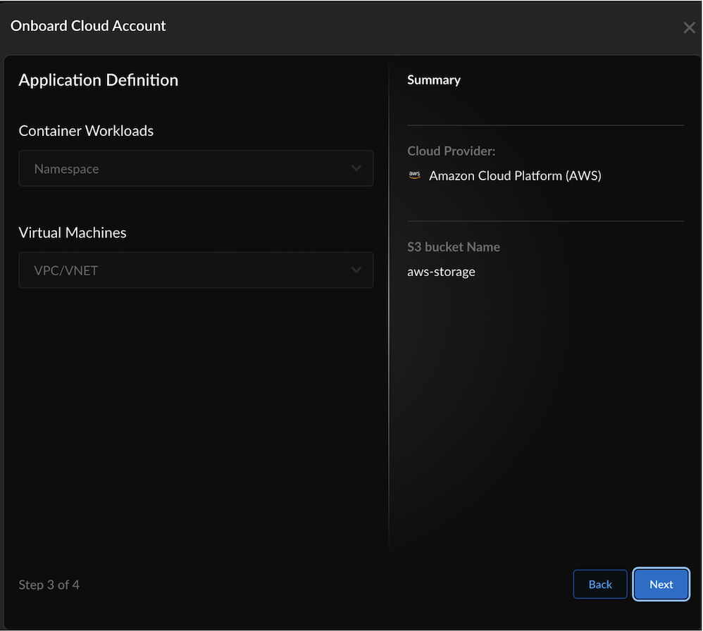Onboard AWS Cloud Account in Strata Cloud Manager