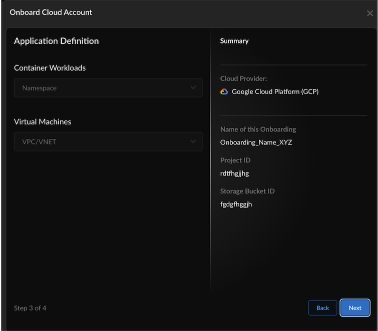 Onboard Gcp Cloud Account In Strata Cloud Manager