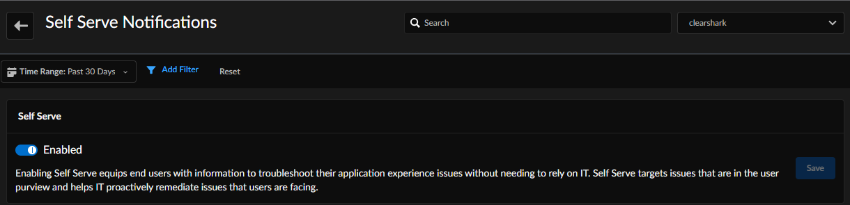 Enable Adem Self Serve