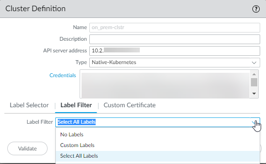 Configure Panorama To Secure A Kubernetes Deployment