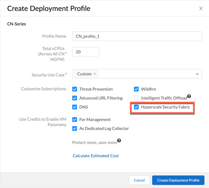 Create And Manage A Deployment Profile To Activate Cn Series License