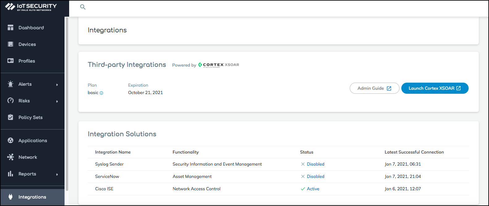 Set up IoT Security and XSOAR for Cisco ISE Integration