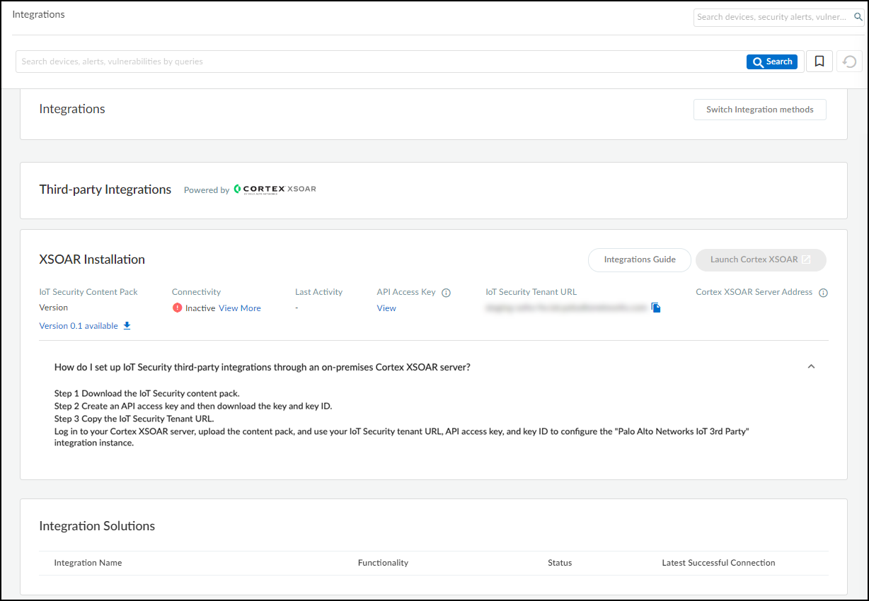 Third-Party Integrations Using a Full-Featured XSOAR Server
