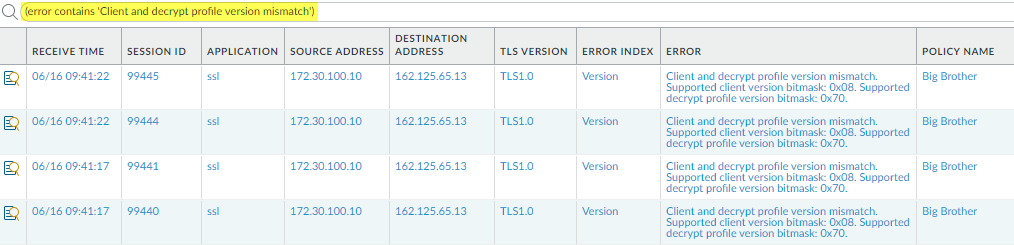 Troubleshoot Version Errors