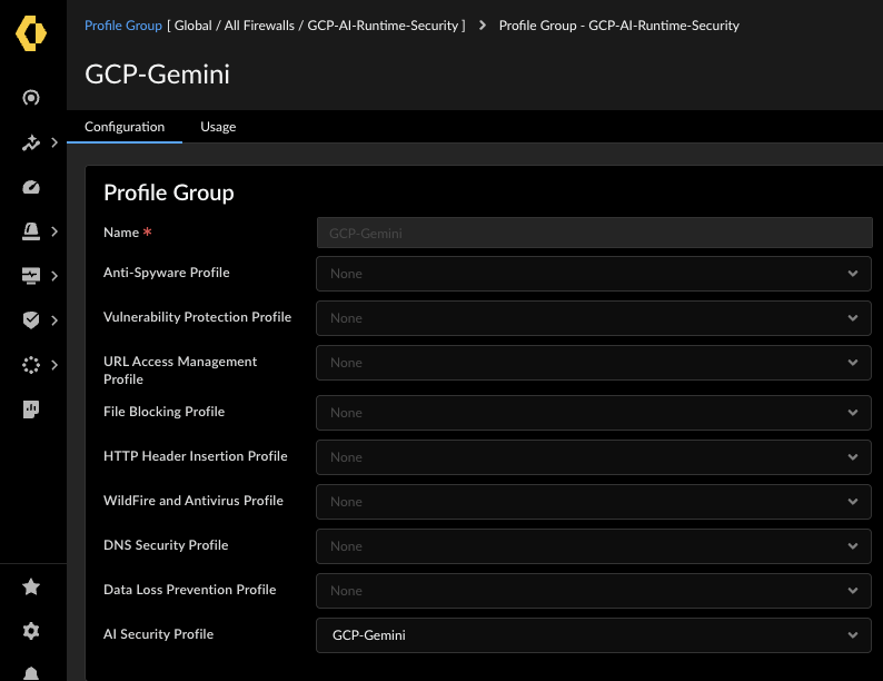 Security Profile Groups