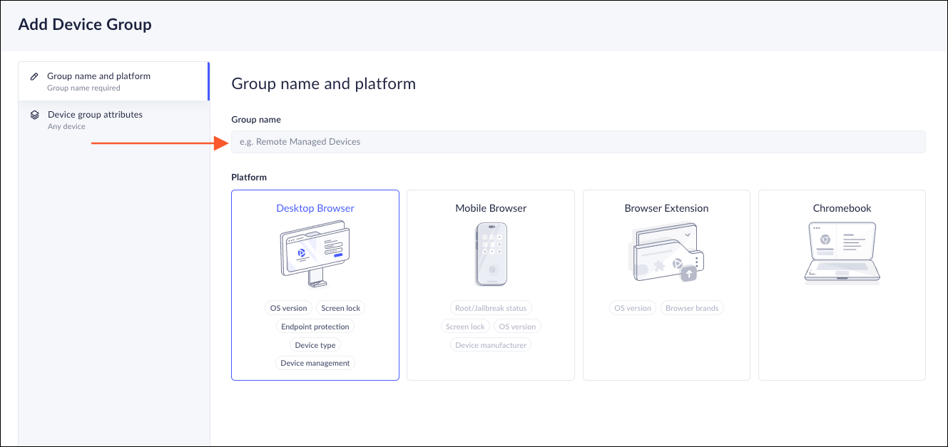 Manage Prisma Access Browser Device Groups