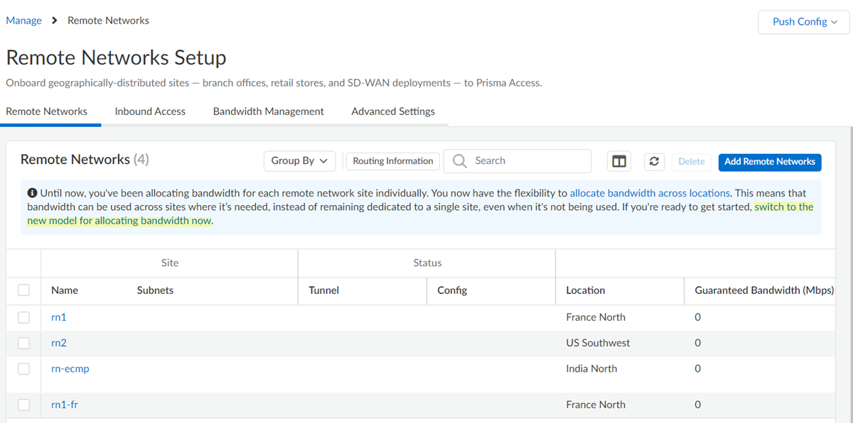 Migrate Your Bandwidth Management Settings