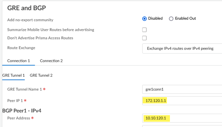 Configure Prisma Access Colo Connect