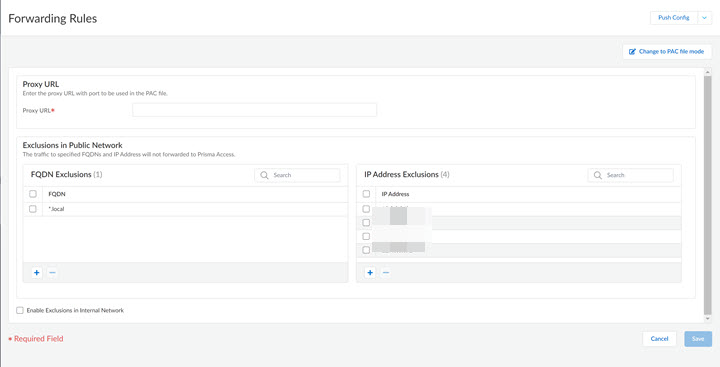 Set Up Explicit Proxy