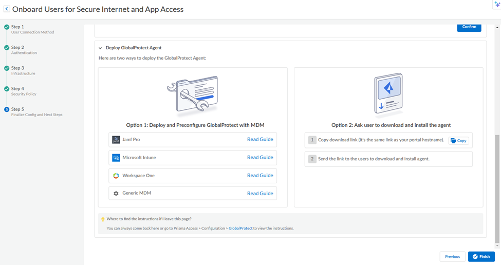 Onboarding Workflow For Prisma Access Globalprotect Deployments