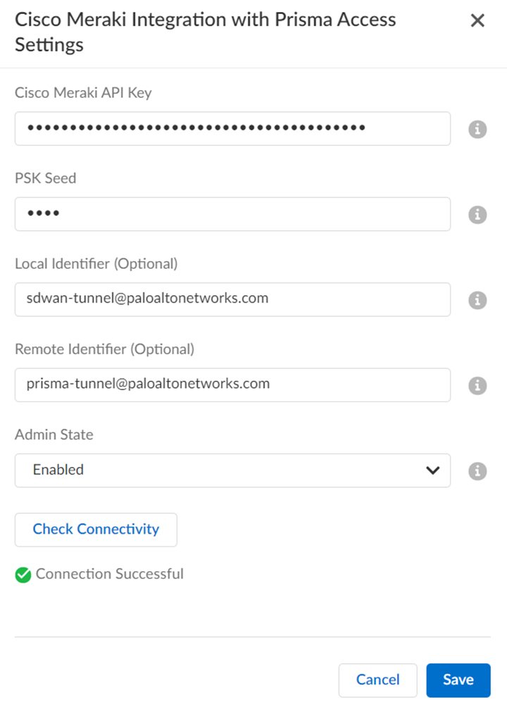 Integrate Prisma Access With Cisco Meraki Sd Wan