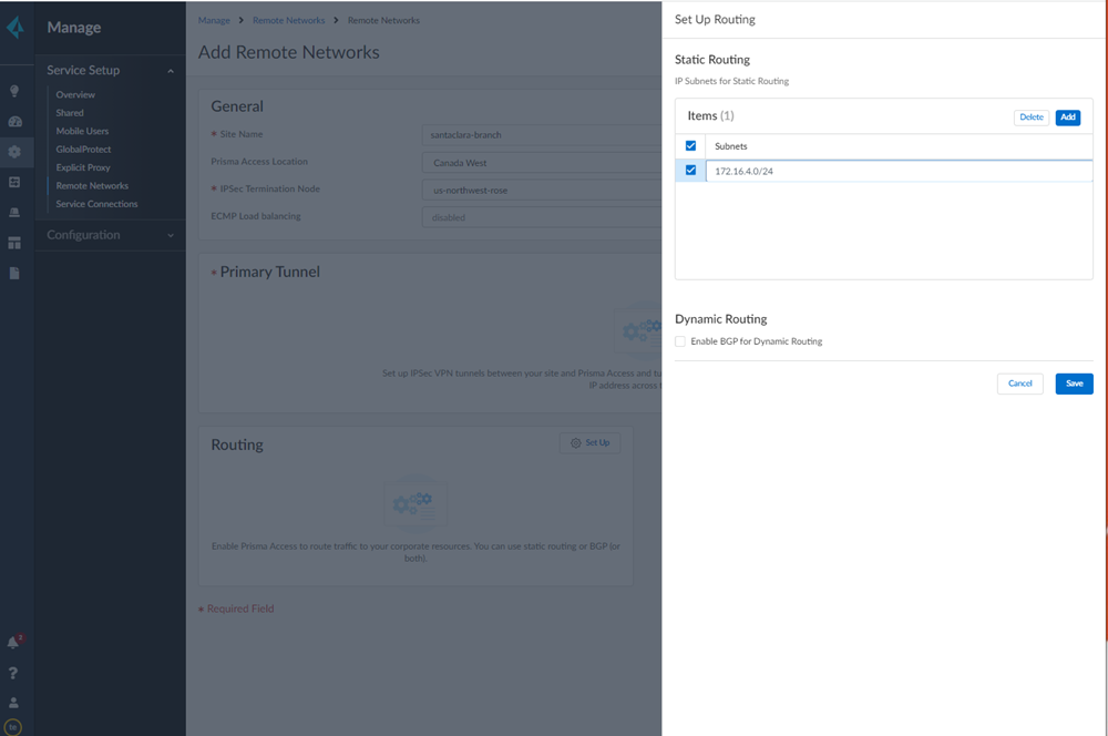 Integrate Prisma Access With Citrix Sd Wan