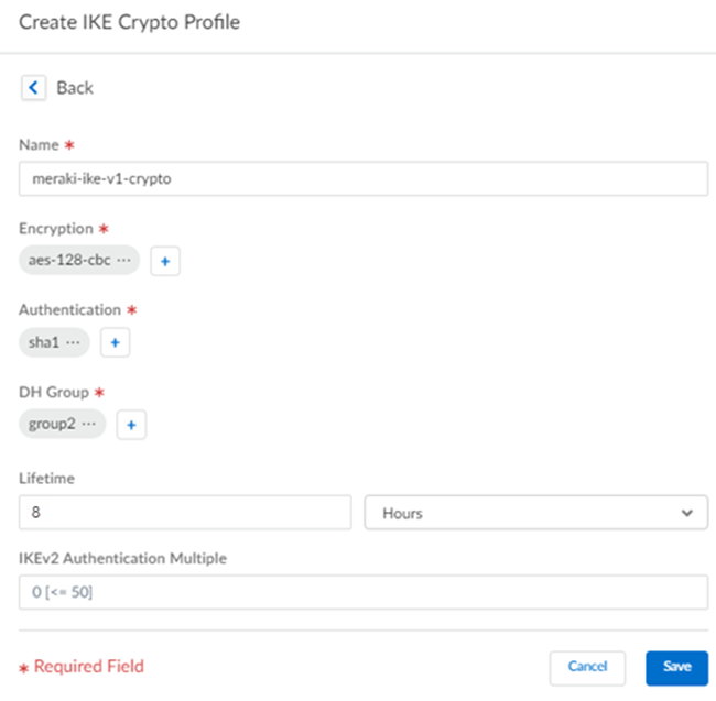 Integrate Prisma Access With Cisco Meraki Sd Wan Manual Integration