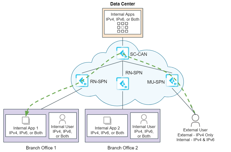 IPv6 Support for Private App Access
