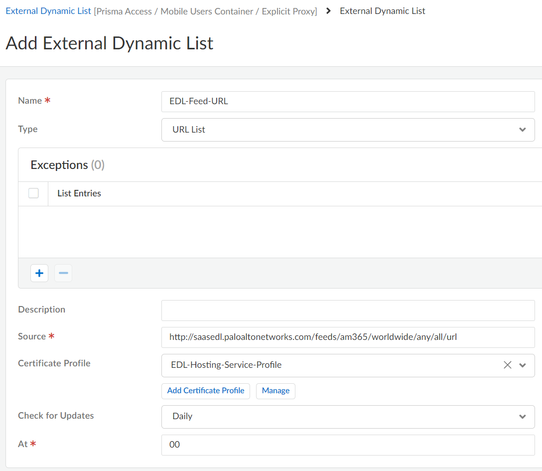 App-Based Office 365 Integration with Explicit Proxy