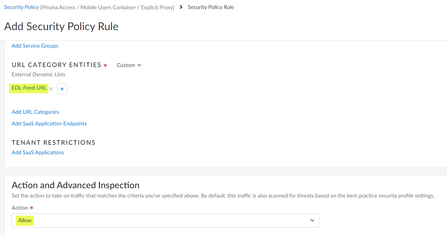 App-Based Office 365 Integration with Explicit Proxy