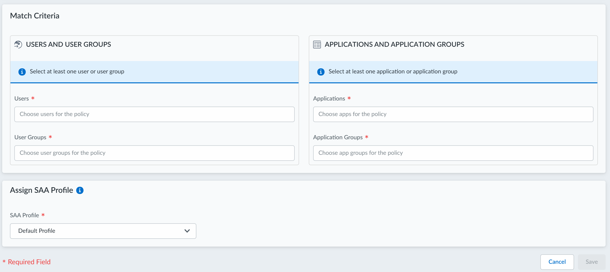 Define Permissions for Accessing Secure Agentless Access Apps