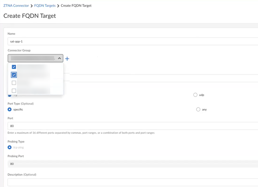 Configure ZTNA Connector