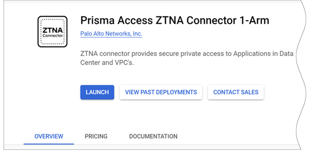Onboard a ZTNA Connector in Google Cloud Platform