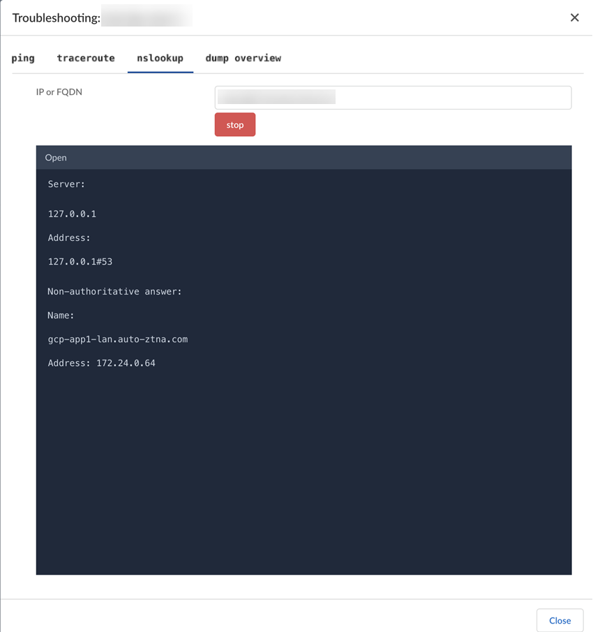 ZTNA Connector Diagnostic Tools