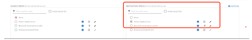 Edit Application Network Path Policy Rules