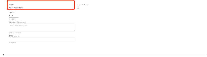 Edit Application Network Path Policy Rules