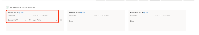 Edit Application Network Path Policy Rules