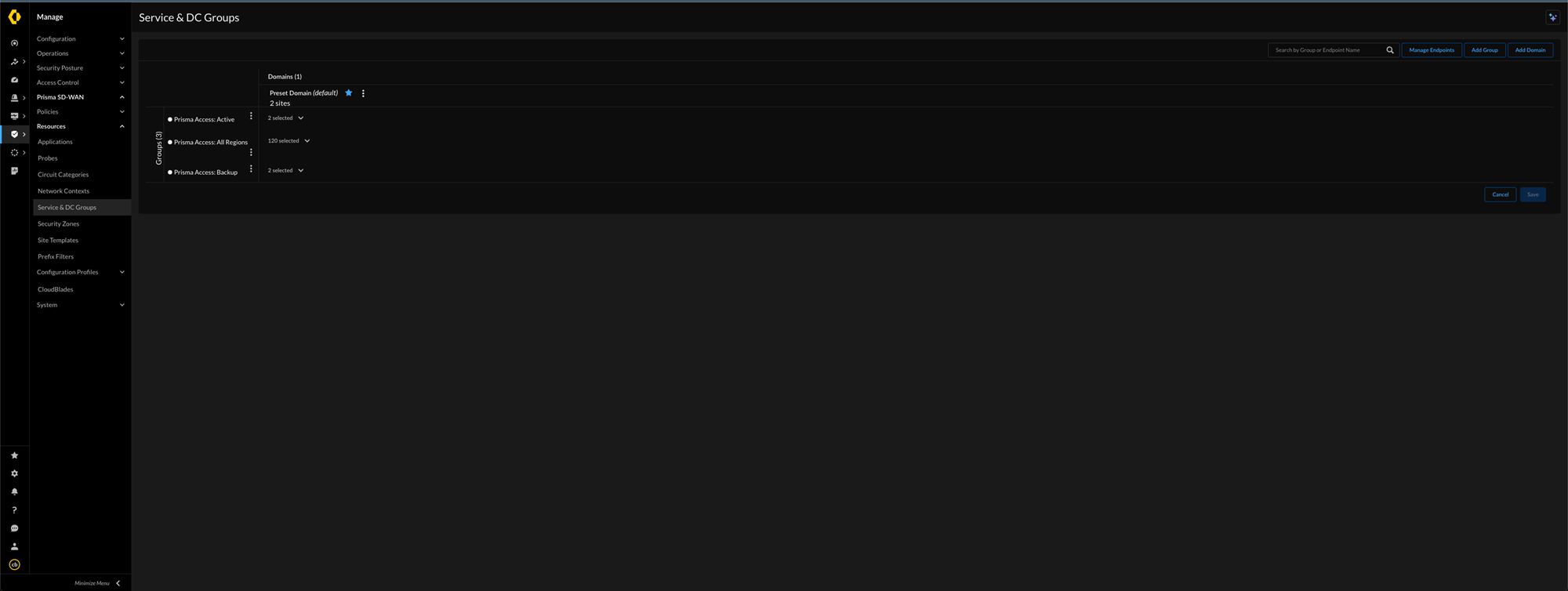 Verify Standard VPN Endpoints