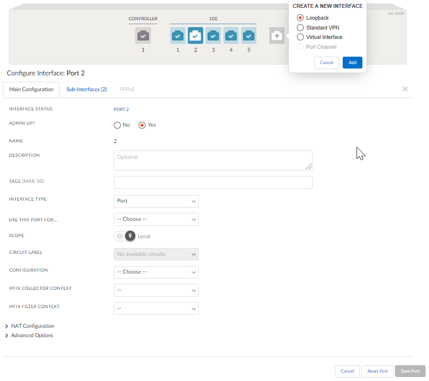Configure A Loopback Interface