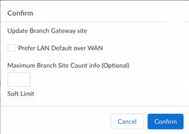 Add a Branch Gateway