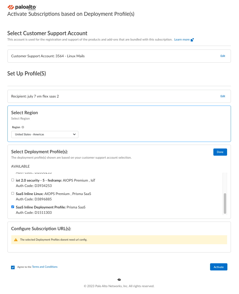 Activate Saas Security Inline For Vm Series Firewalls With Software